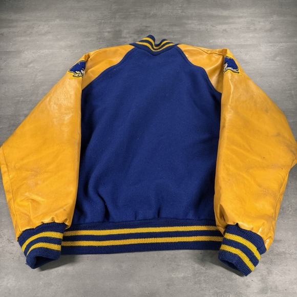 Neff | Jackets & Coats | Vintage Neff Varsity Jacket Mens Large Blue ...